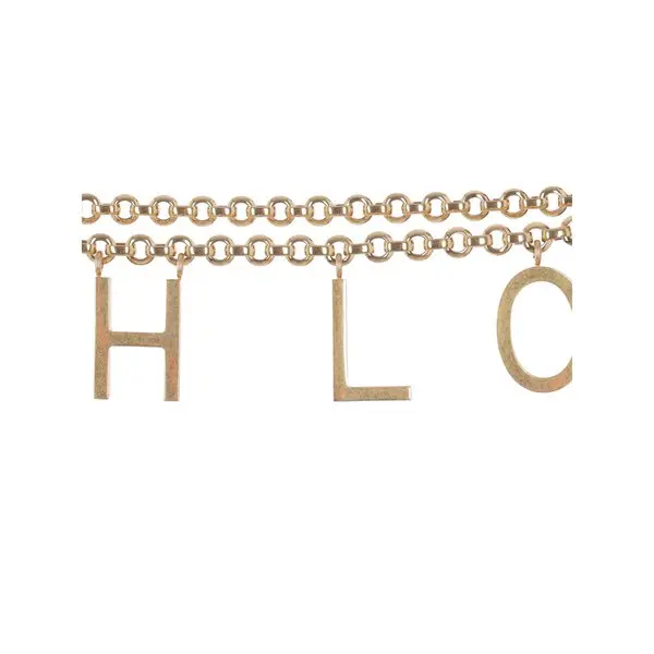 Chloé Interlocking Chain Waist Belt - Gold