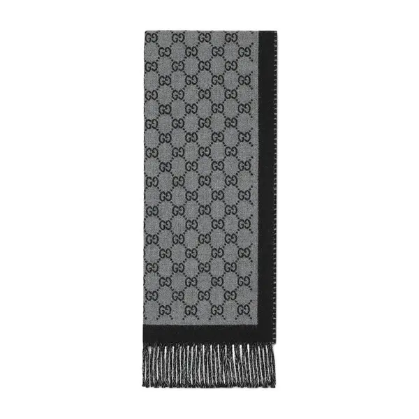 Gucci Grey Scarves - Gray