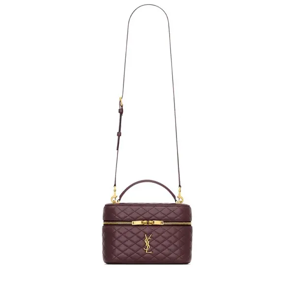 Saint Laurent Gaby Large Vanity Bag - Red