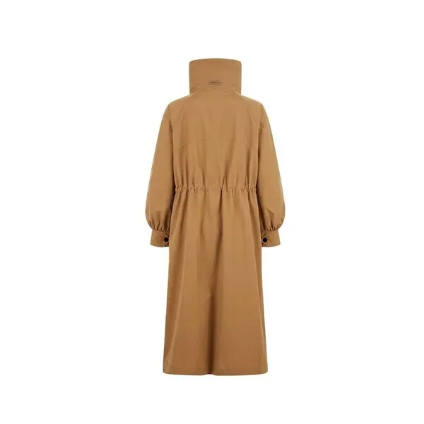 Herno Long Funnel-neck Trench Coat