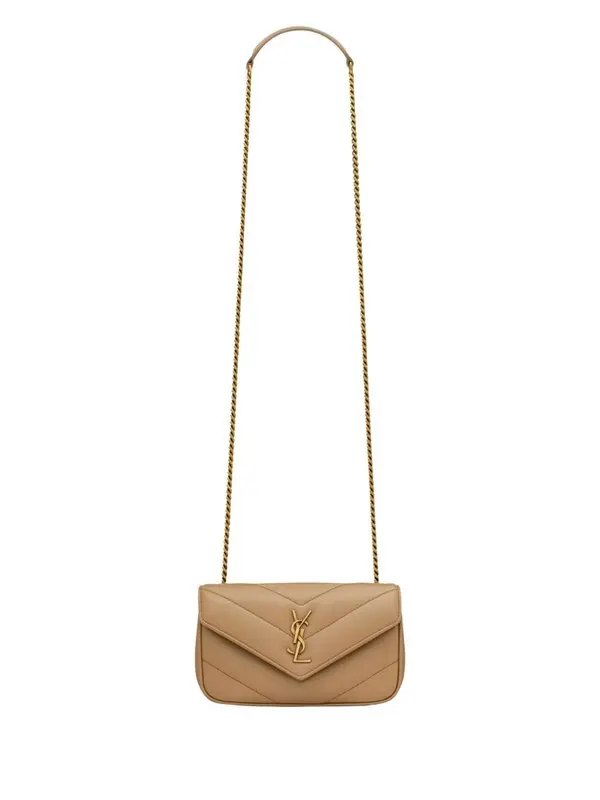 Saint Laurent Loulou Mini Bag - Brown