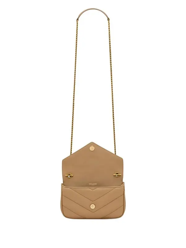 Saint Laurent Loulou Mini Bag - Brown