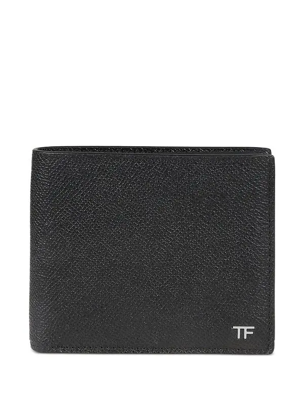 TOM FORD Portafoglio Bifold Piccolo In Pelle Fiore