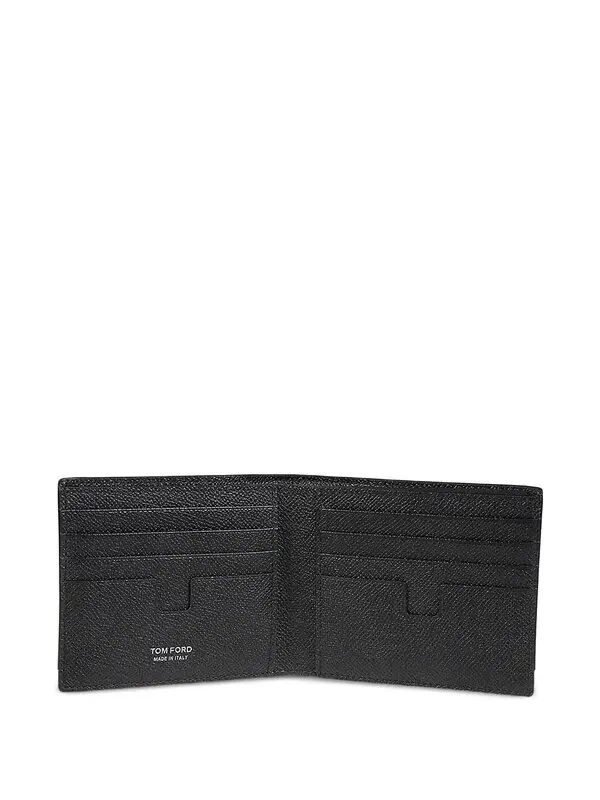TOM FORD Portafoglio Bifold Piccolo In Pelle Fiore