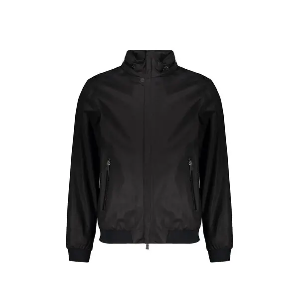 Herno Stand Collar Pocket Jacket - Black