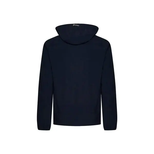 Herno Hooded Jersey Jacket - Blue