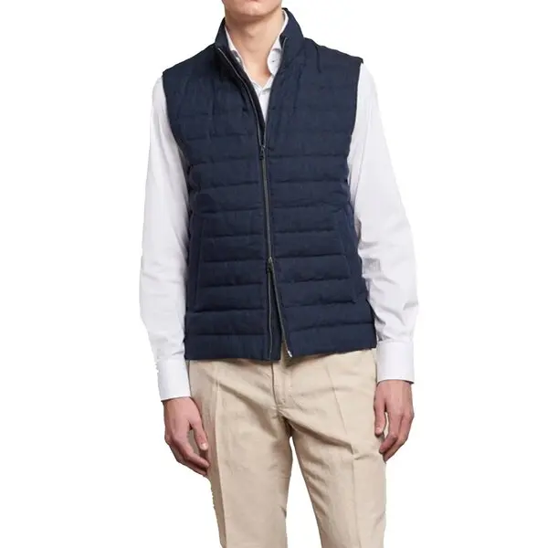 Herno Linen Down Gilet
