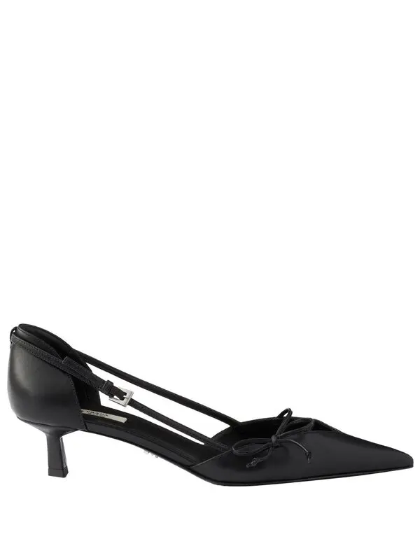 Prada Open-side Leather Pumps