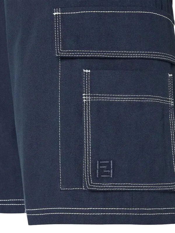 Fendi Canvas Short Pants