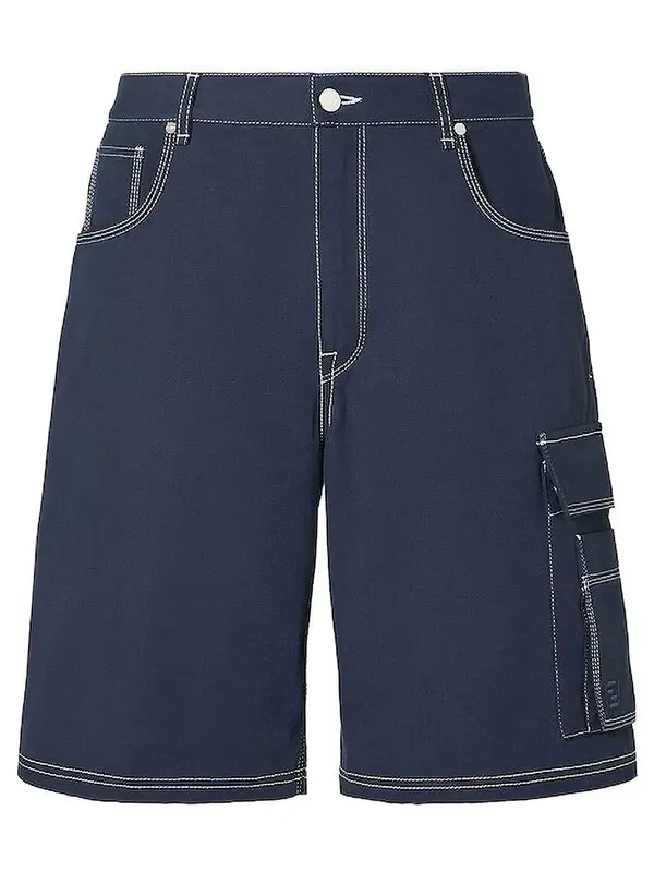 Fendi Canvas Short Pants - Blue