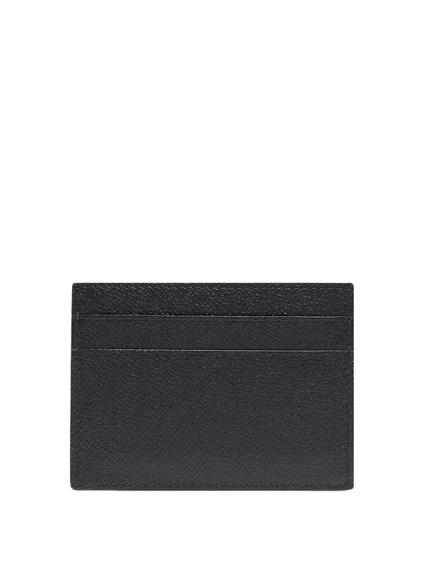 Balenciaga Logo-print Grained Leather Card Holder