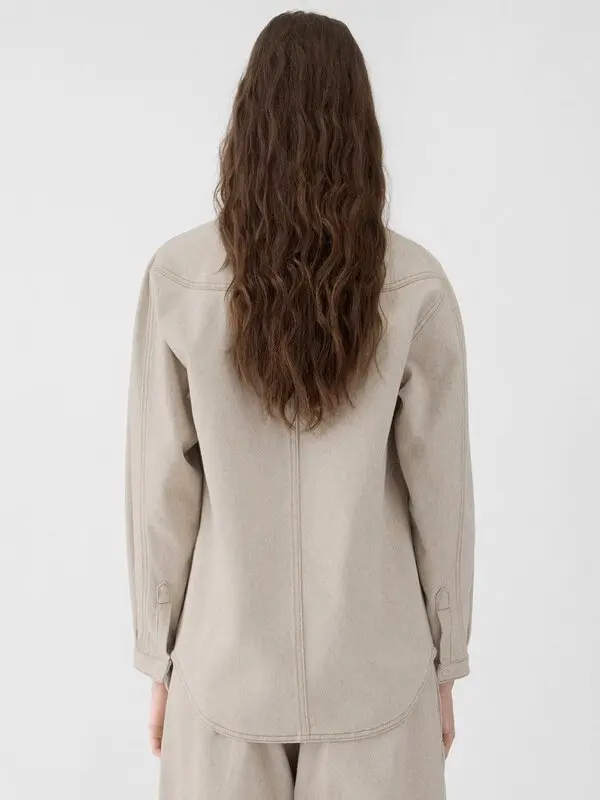 Jacquemus La Chemise Amelo De-nimes
