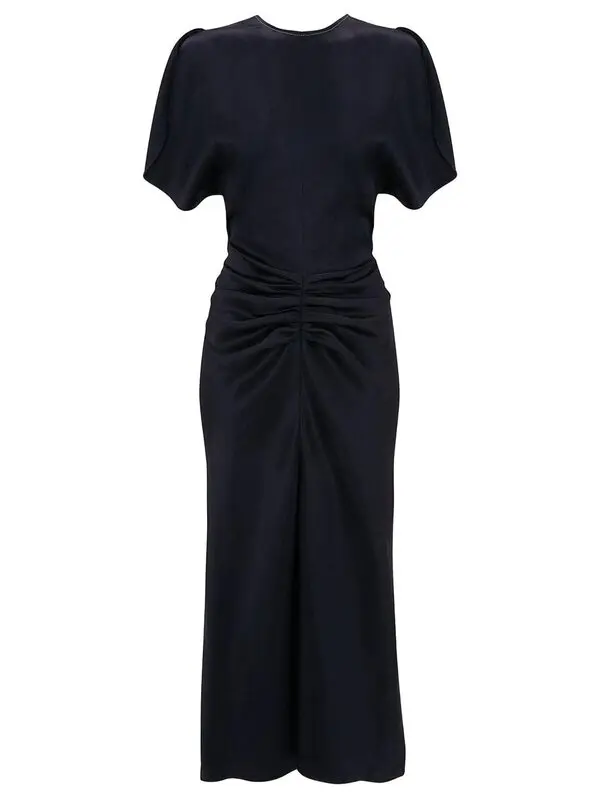 Victoria Beckham Bela Midi Dress - Blue