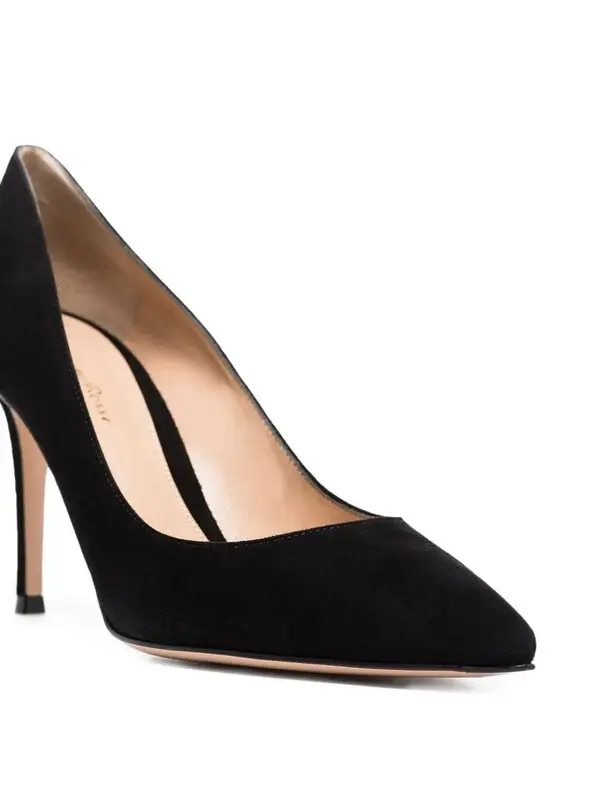 GIANVITO ROSSI 85 Suede Pumps