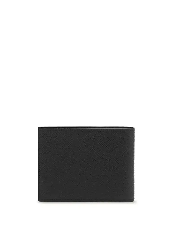 FERRAGAMO Micro Gancio Grained Leather Bi-fold Wallet