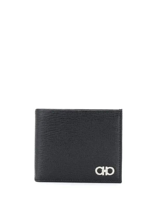 FERRAGAMO Two-tone Bi-fold Leather Wallet