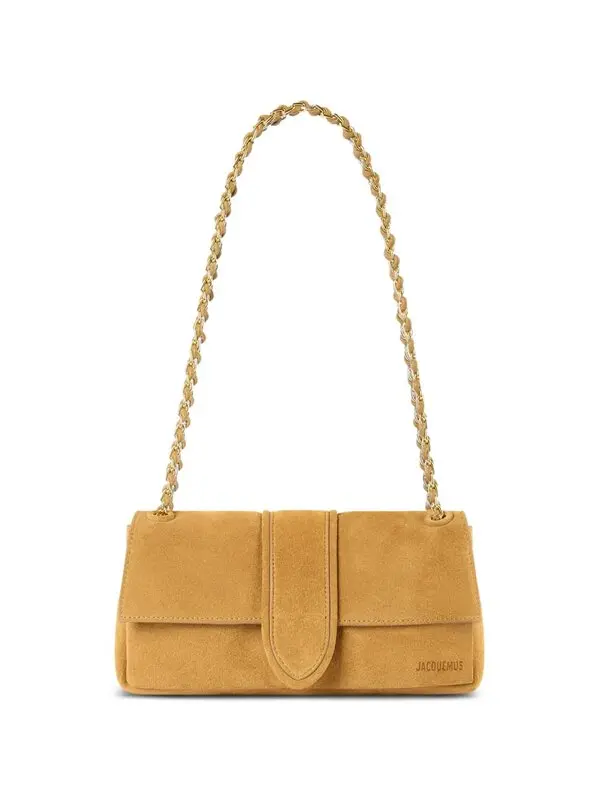 Jacquemus Le Bambino Chaîne In Suede - Brown