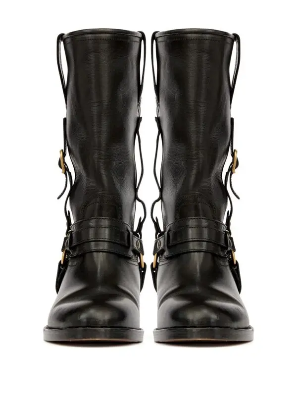Isabel Marant Étoile Heiko Boots With Straps - Black