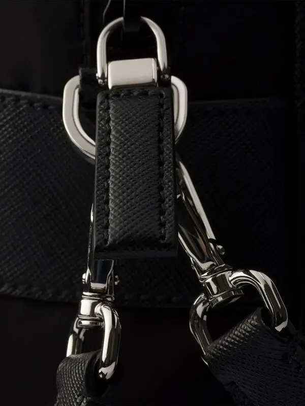Prada Logo-plaque Nylon Messenger Bag