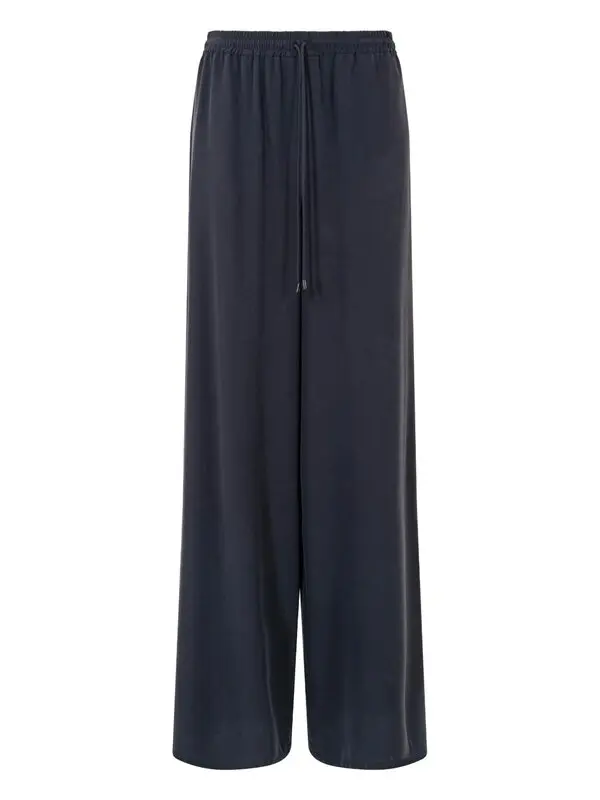 Max Mara Wide-fit Washed Silk Trousers