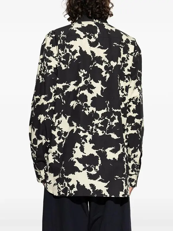 Dries Van Noten Croom Patterned Cotton Shirt