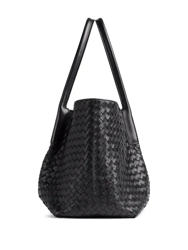 Bottega Veneta Pinacoteca Grande Reversible Tote Bag - Black
