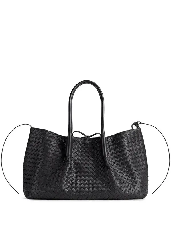 Bottega Veneta Pinacoteca Grande Reversible Tote Bag - Black