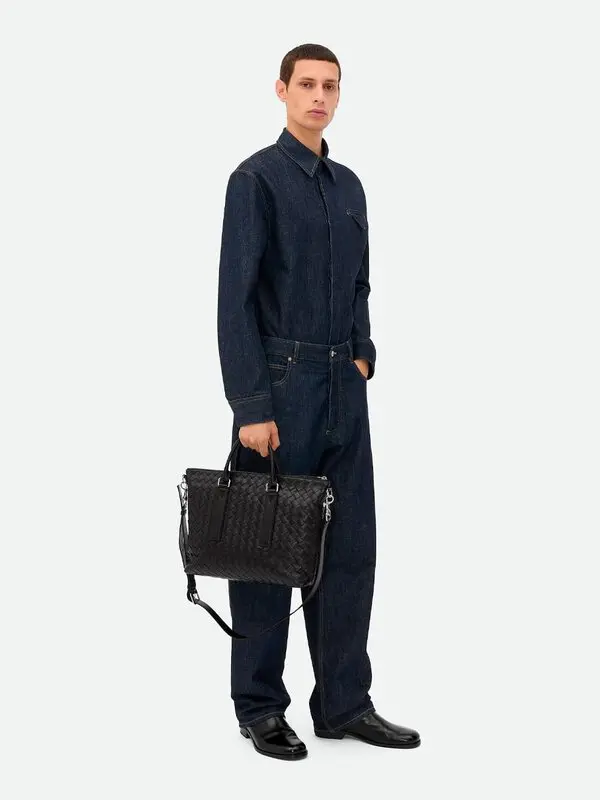 Bottega Veneta Intrecciato Soft Briefcase