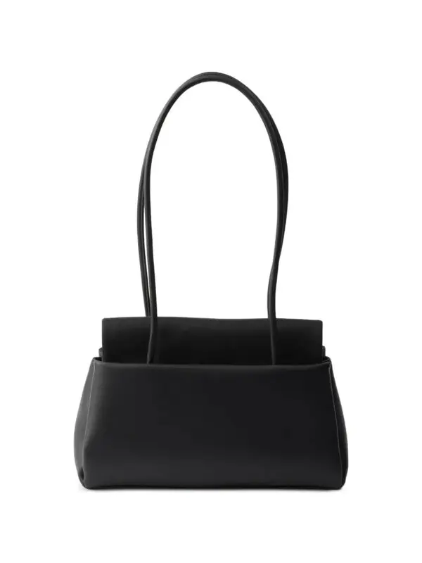 Prada Passage Medium Leather Bag With Re-nylon Flap