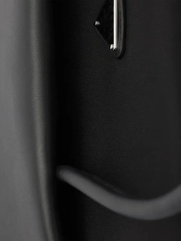 Prada Passage Medium Leather Bag With Re-nylon Flap