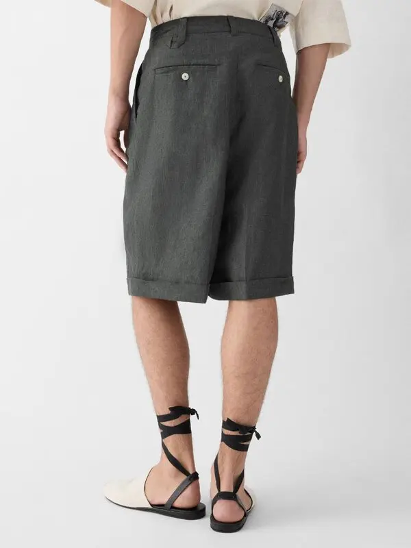 Jacquemus Le Short Pastro In Linen