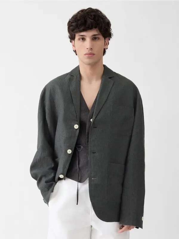 Jacquemus La Veste Pastro In Linen