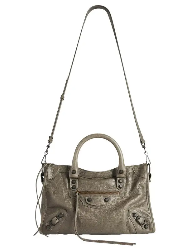 Balenciaga Leather Le City Bag S - Green