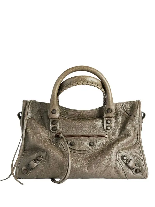 Balenciaga Leather Le City Bag S - Green