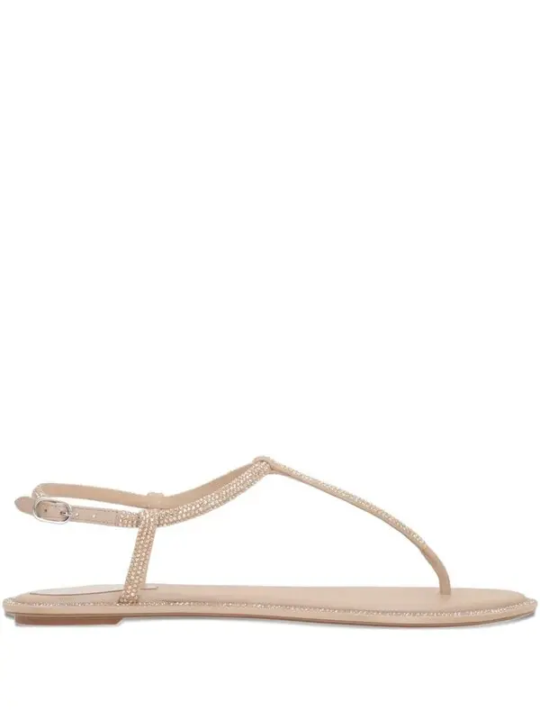 Rene Caovilla Diana 10 Crystal Flat Sandals