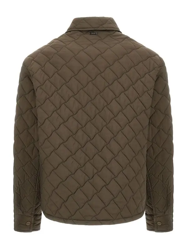 Herno Quilted Ecoage Waterproof Shacket