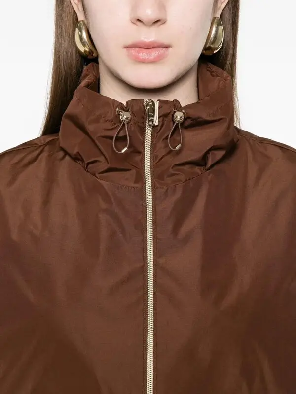 Herno Techno Taffeta Short Jacket - Brown