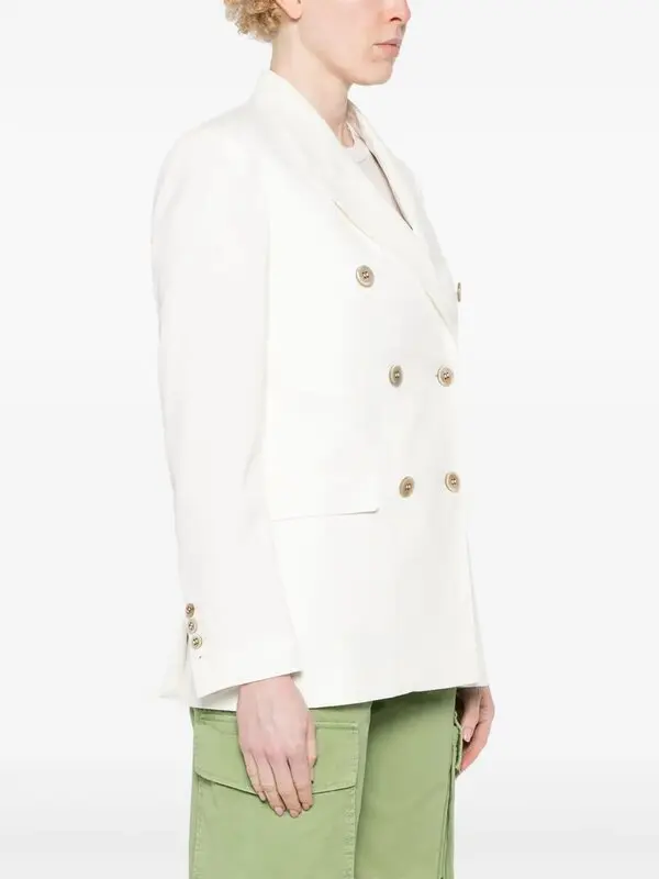 GOLDEN GOOSE Double-breasted Wool Blend Blazer