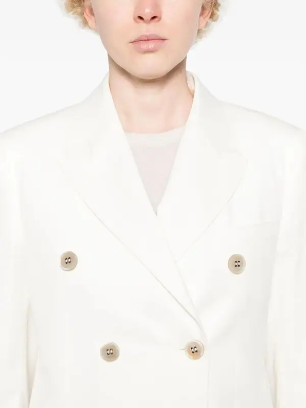 GOLDEN GOOSE Double-breasted Wool Blend Blazer