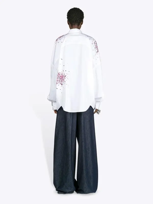 Dries Van Noten Casia Emb 3314 W.w.shirt - White