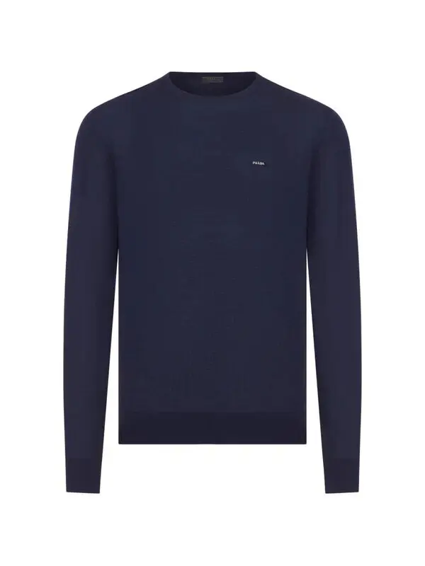 Prada Superfine Wool Crewneck Sweater