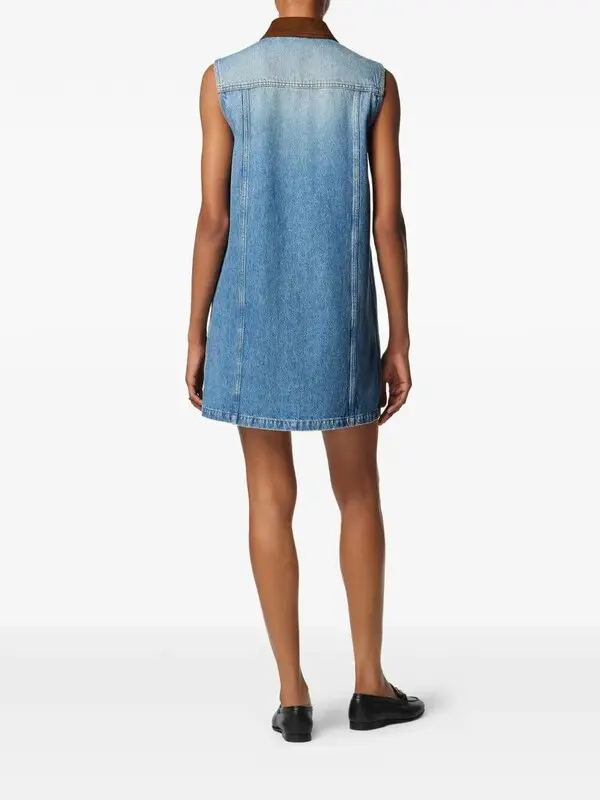 Versace Denim A-line Dress
