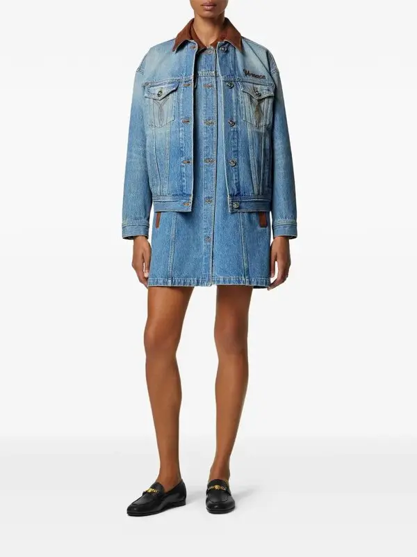 Versace Denim A-line Dress