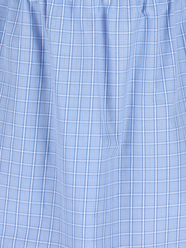 Miu Miu Plaid-pattern Popeline Mini Dress