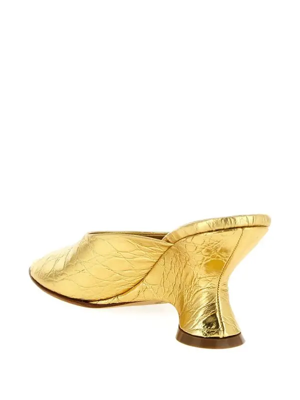 Dries Van Noten Open-toe Leather Mules