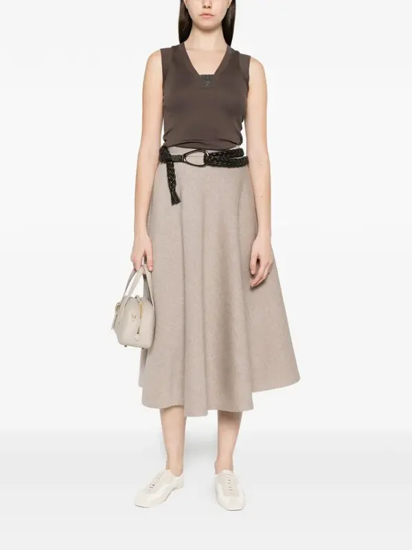 Brunello Cucinelli Stretch Cotton Tank Top