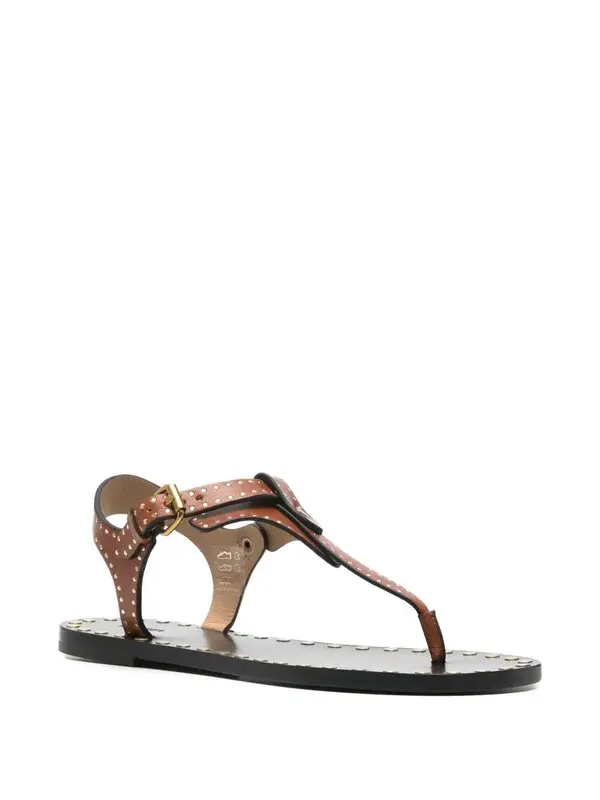 Isabel Marant Étoile Joonya Studded Flat Sandals