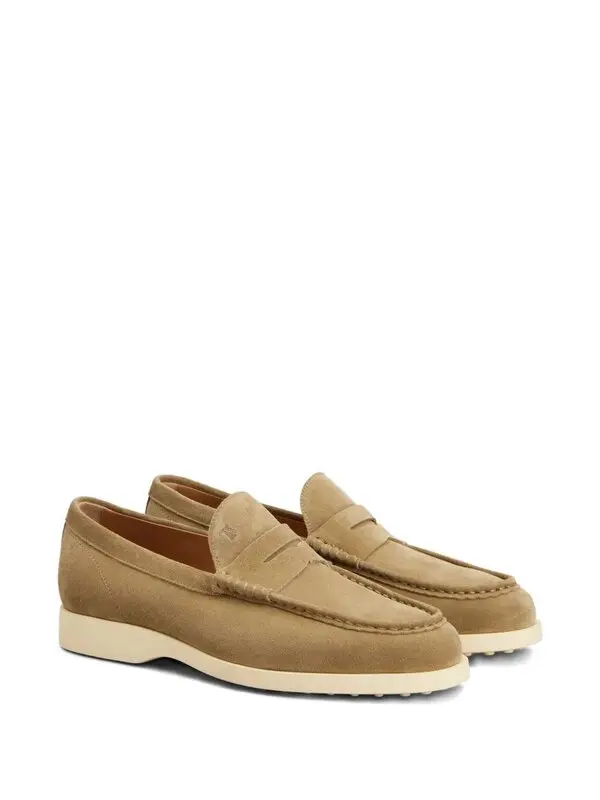 TOD'S Light Suede Loafers