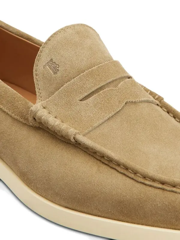 TOD'S Light Suede Loafers