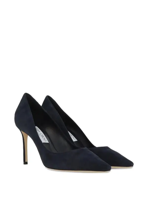 JIMMY CHOO Romy 85 Suede Pumps - Blue
